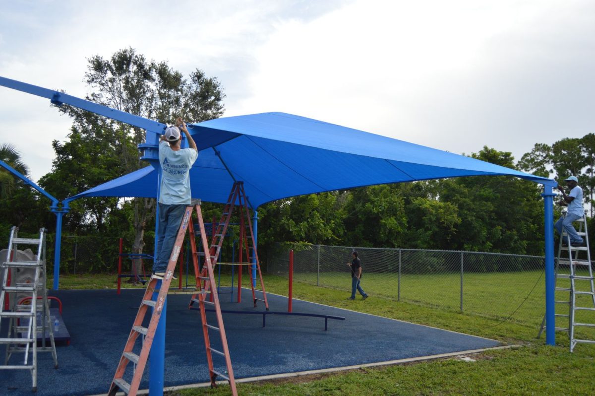School Campus Awning Replacement – Awning Contractors & Designers, Inc.