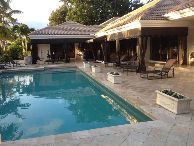 Pool Area Awning Installation – Awning Contractors & Designers, Inc.